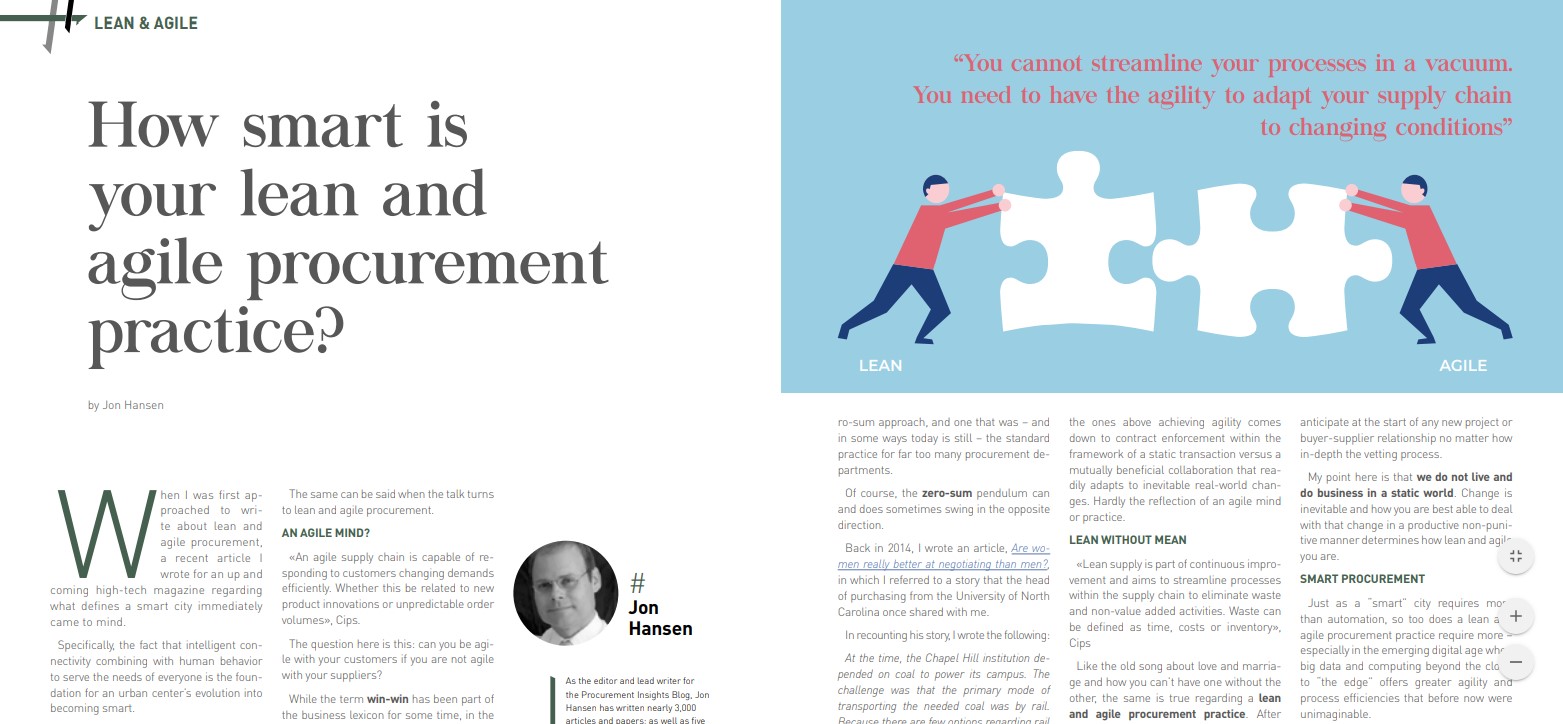 How smart and lean is your agile procurement practice? | Procurement ...